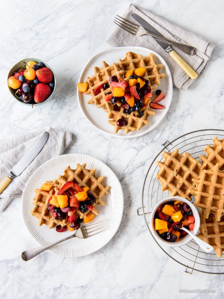 Crispy Oat Waffles - 84th&3rd